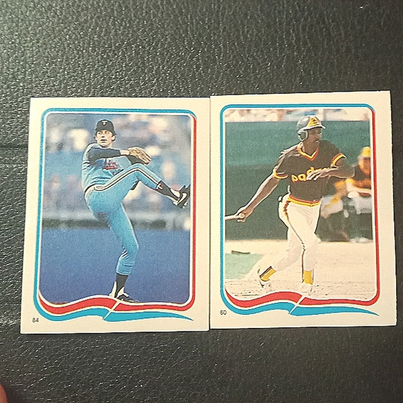 Other | Baseball Star Stickers Fleer Frank Viola Alan Wiggins 1985 ...